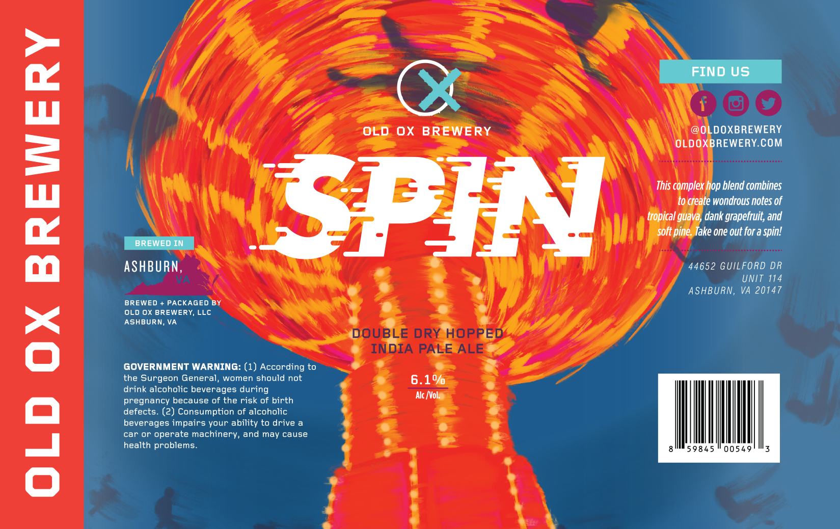 SPIN Beer Release – Old Ox Brewery | Washington DC Brewery in Ashburn, VA