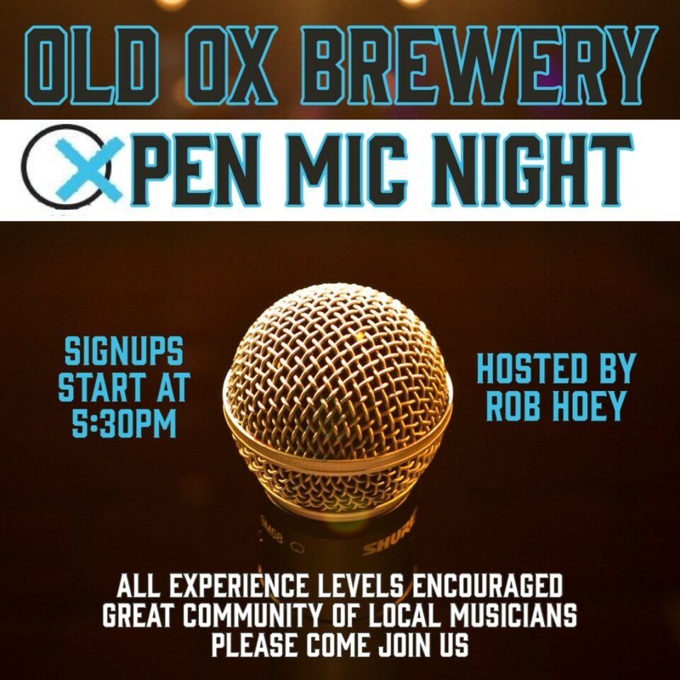 Open Mic Night Old Ox Brewery Washington DC Brewery In Ashburn VA
