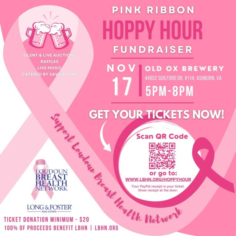 Pink Ribbon Happy Hour Fundraiser – Old Ox Brewery | Washington DC ...