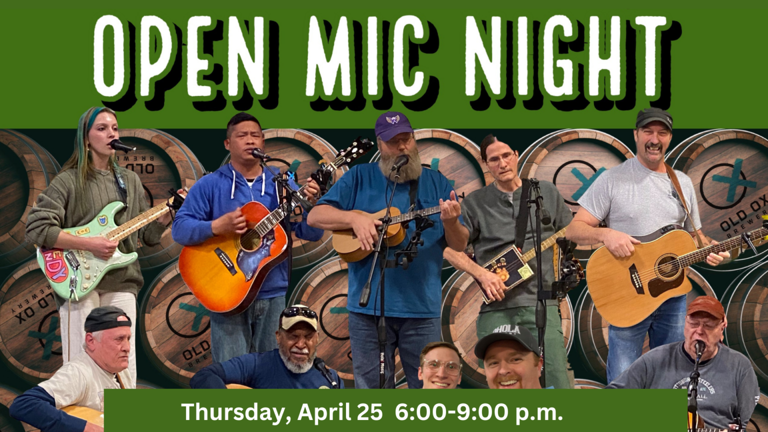Open Mic Nite – Old Ox Brewery | Washington DC Brewery in Ashburn, VA